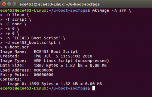 U-Boot Script – Embedded Systems Design – UW–Madison